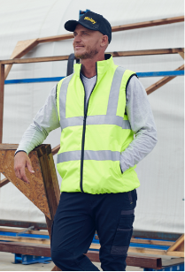 Taped HI Vis Soft Shell Jacket - BJ6059T - Bisley Work Wear